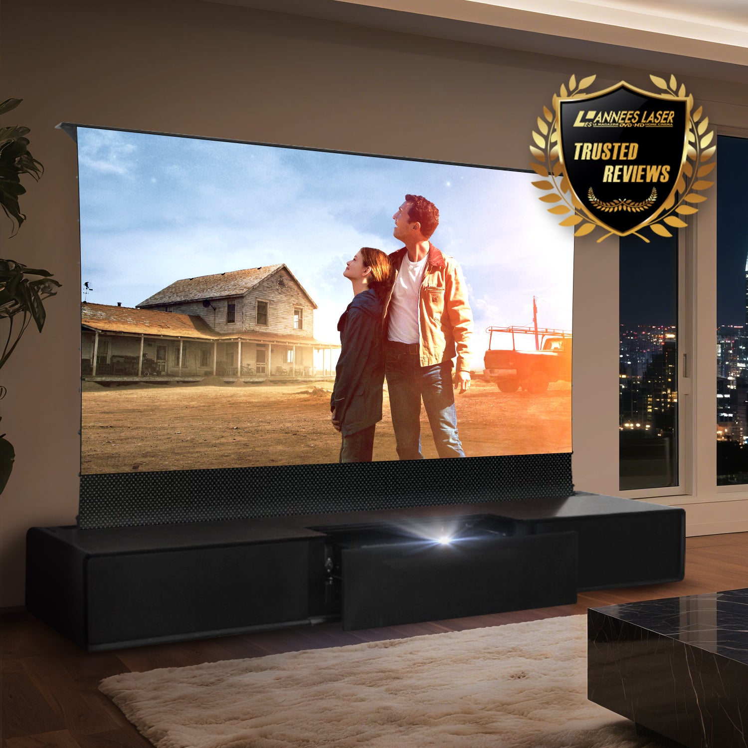 Shore Rolatv Rollable Laser Matte TV Cabinet - durable et élégant